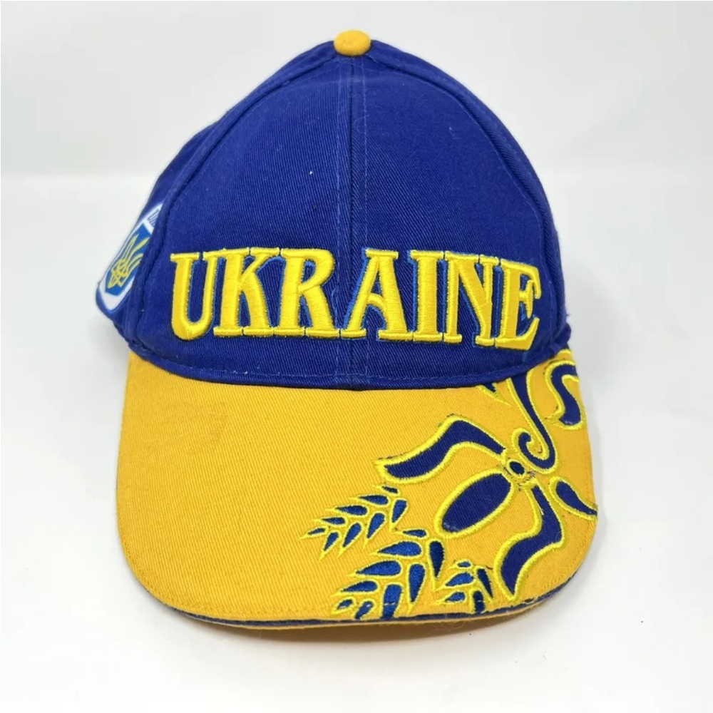 Baseball Cap With Ukrainian Symbols Coat Of Arms Of U… - Gem